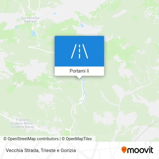 Come arrivare a Vecchia Strada, Pontebba in