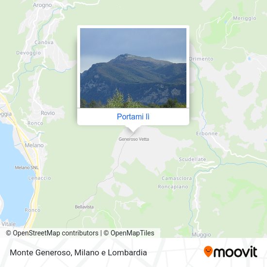 Come arrivare a Monte Generoso, Castel San Pietro in bus?