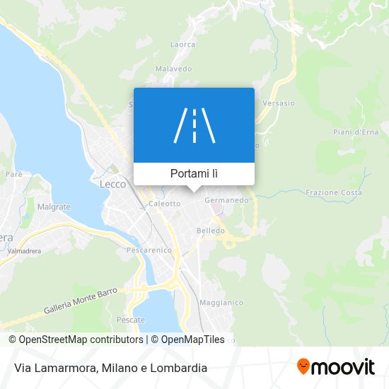 Come arrivare a Via Lamarmora, Lecco in bus o treno?