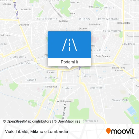 Come arrivare a Viale Tibaldi, Milano in tram, metro, bus o treno?