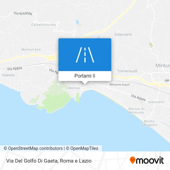 Come arrivare a Via Del Golfo Di Gaeta, Minturno in bus o treno?