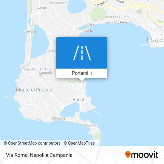 Come arrivare a Via Roma, Bacoli in bus o treno?