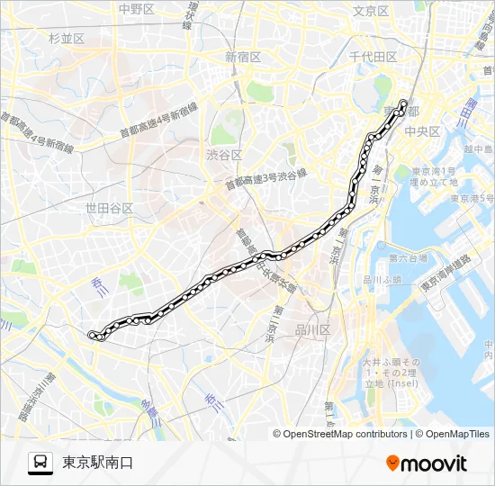 TO 98 Route: Schedules, Stops & Maps - Tokyo Station South Exit (Updated)