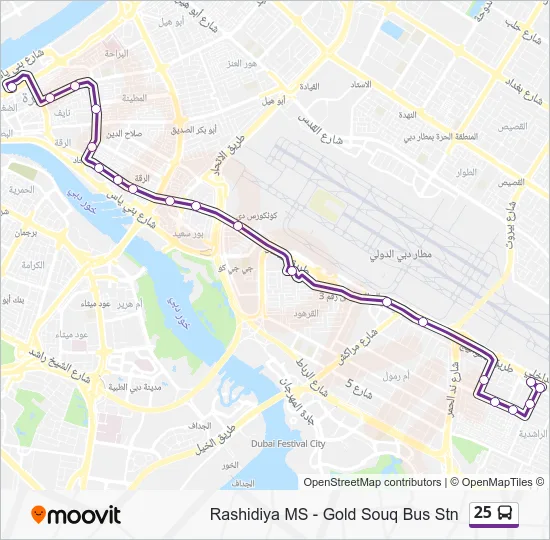 25 Route: Schedules, Stops & Maps - Al Rashidiya Bus Stn (Updated)
