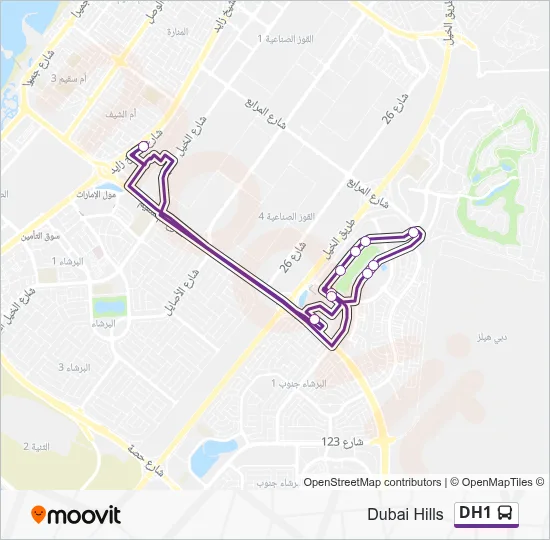 DH1 Route: Schedules, Stops & Maps - Dubai Hills (Updated)