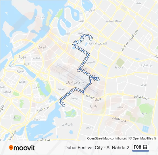 F08 Route: Schedules, Stops & Maps - Al Nahda 2 (Updated)