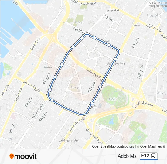 F12 Route: Schedules, Stops & Maps - ADCB MS (Updated)