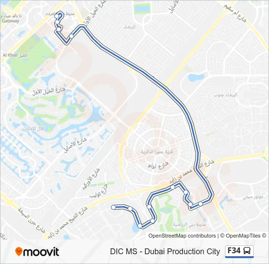F34 Route: Schedules, Stops & Maps - Impz Centrium Tower (Updated)