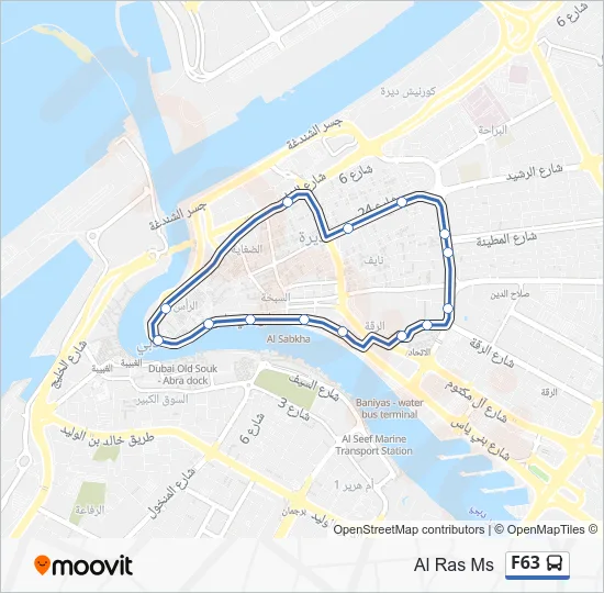 F63 Route: Schedules, Stops & Maps - Al Ras Ms (Updated)