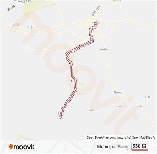 550 Route: Schedules, Stops & Maps - Municipal Souq (Updated)