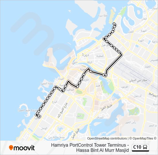 C10 Route: Schedules, Stops & Maps - Hassa Bint Al Murr Masjid (Updated)