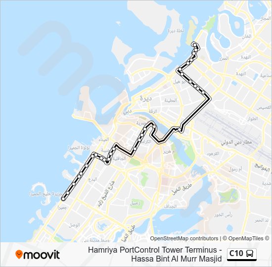 C10 Route Schedules Stops Maps Hamriya Port Control Tower