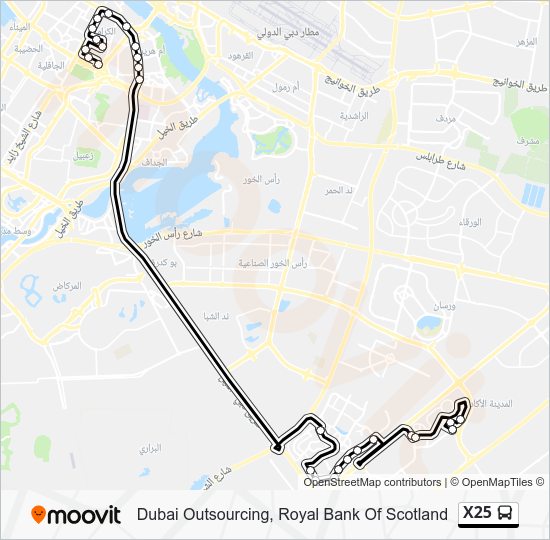 X25 Route: Schedules, Stops & Maps - Al Karama Bus Station (Updated)