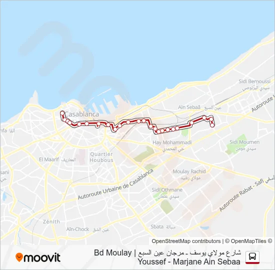 139 Route: Schedules, Stops & Maps - To Marjane Ain Sebaa (Updated)