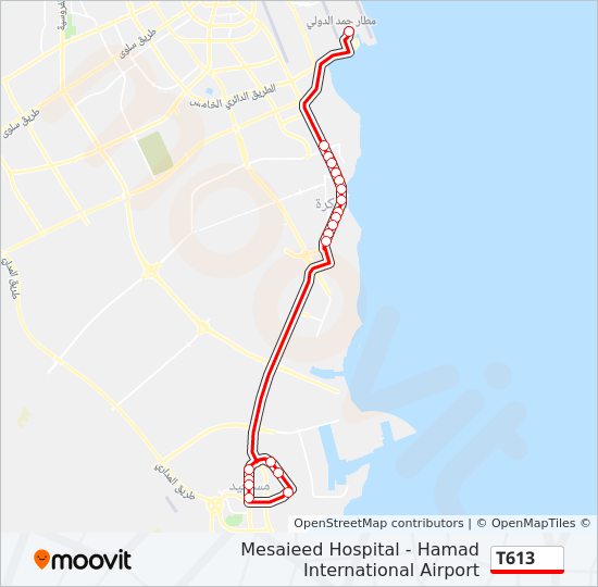 t613 Route: Schedules, Stops & Maps - Hamad International Airport (Updated)