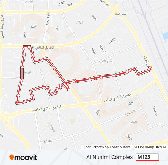 m123 Route: Schedules, Stops & Maps - Al Nuaimi Complex (Updated)