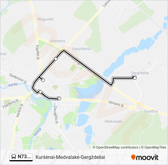 N73 Route: Schedules, Stops & Maps - (Updated)