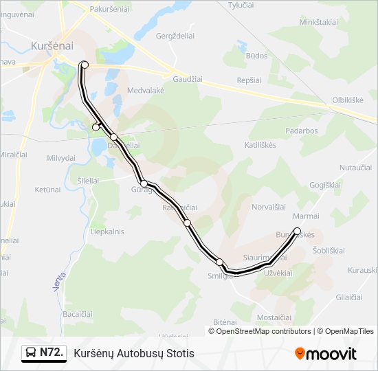 N72 Route: Schedules, Stops & Maps - (Updated)