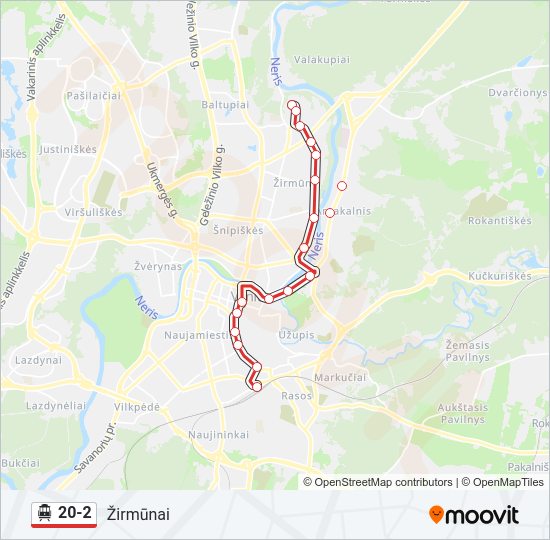 202 Route: Schedules, Stops & Maps - Žirmūnai (Updated)