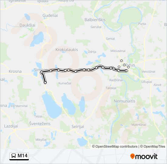 M14 Route: Schedules, Stops & Maps - (Updated)