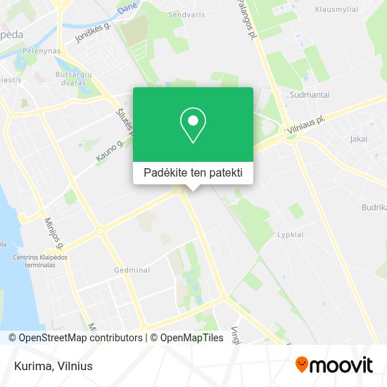Kaip patekti į Kurima Vilnius mieste naudojant autobusas?