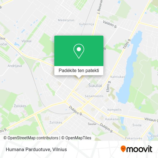 Kaip patekti į Humana Parduotuve Vilnius mieste naudojant autobusas?